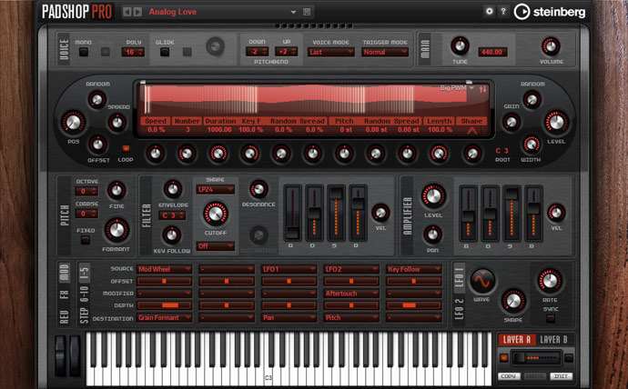 Steinberg Padshop granular synthesis pad synth | 16 Sounds