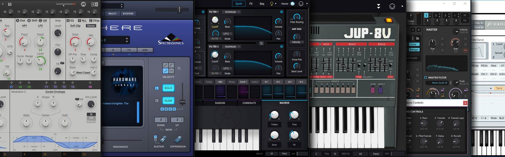 Synthesizer design - Filter VCO DCO VCF & programming | 16 Sounds